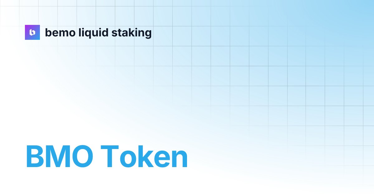BMO Token | bemo liquid staking